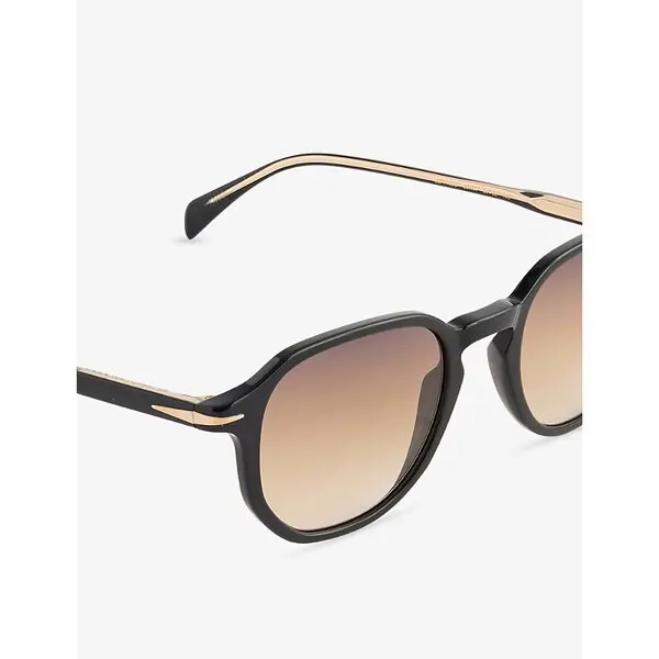 DB EYEWEAR BY DAVID BECKHAM Db 1140/s Rectangle-frame Acetate Sunglasses