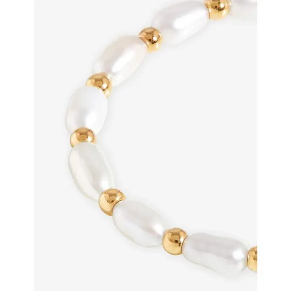 MISSOMA Seed Pearl Beaded 18ct-plated Brass Choker Necklace