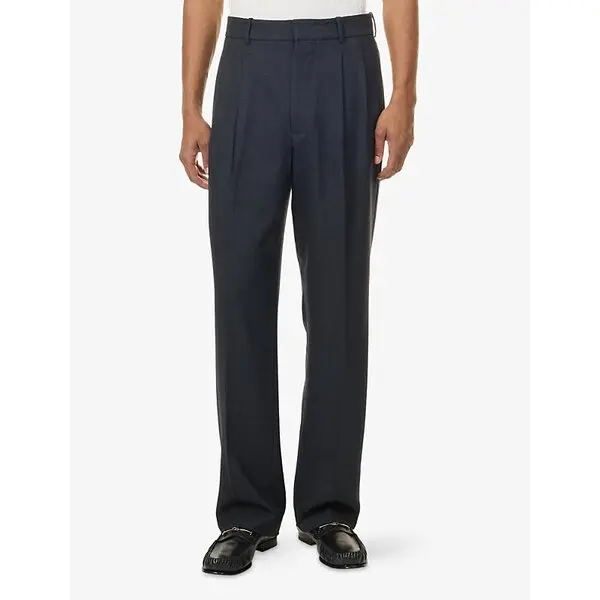 Simkhai Pleated Wool-blend Trousers