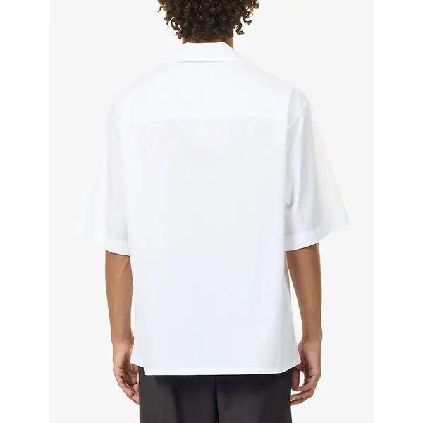 Marni Logo-print Short-sleeve Cotton Shirt