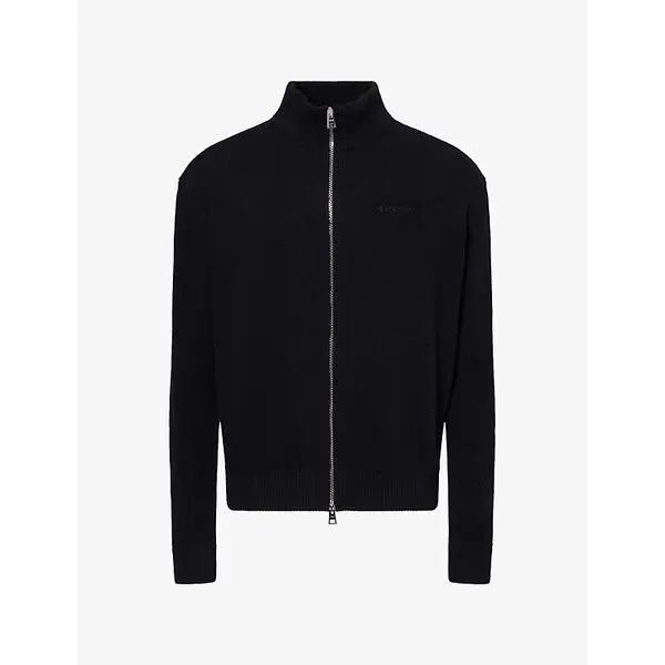Givenchy Zip-up Wool And Cashmere-blend Cardigan