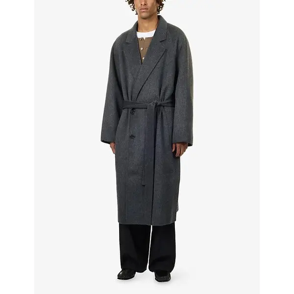 Simkhai Sutton Double-breasted Wool-blend Coat