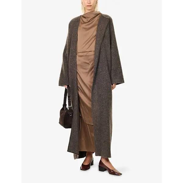 RUOHAN Raas Longline Wool-blend Coat
