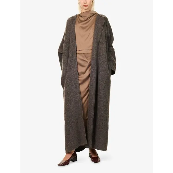 RUOHAN Raas Longline Wool-blend Coat