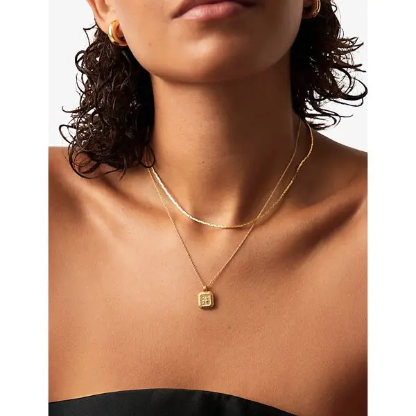 MISSOMA 18ct Vermeil Plated Sterling Silver Pendant Necklace