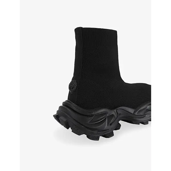 Kurt Geiger Leap Woven Sock Trainers