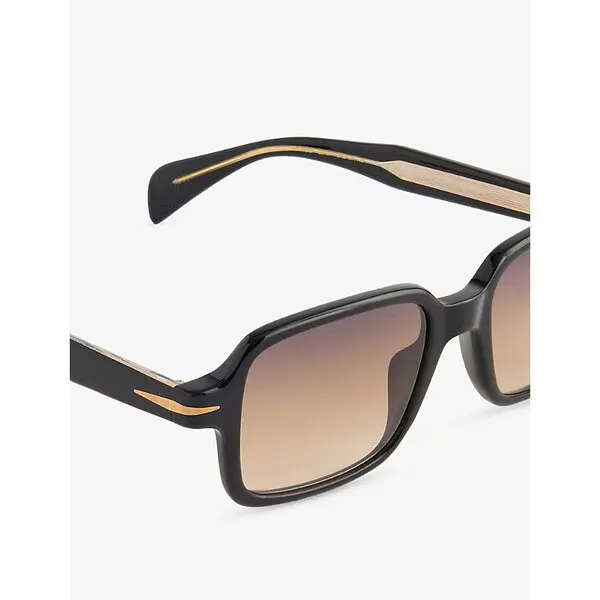 DB EYEWEAR BY DAVID BECKHAM Db 1179/s Rectangle-frame Acetate Sunglasses
