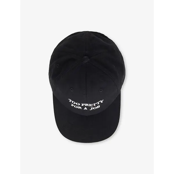 UNTIL FURTHER NOTICE Too Pretty 4 Job Embroidered Cotton Cap