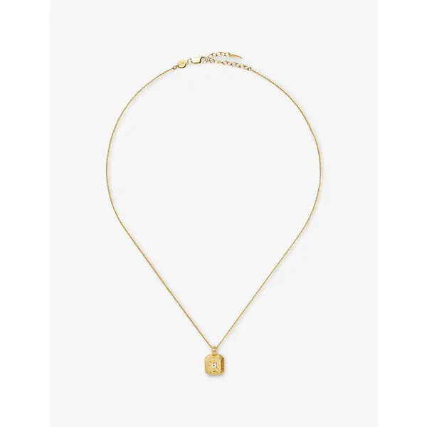 MISSOMA April Birthstone Pendant Necklace - Gold