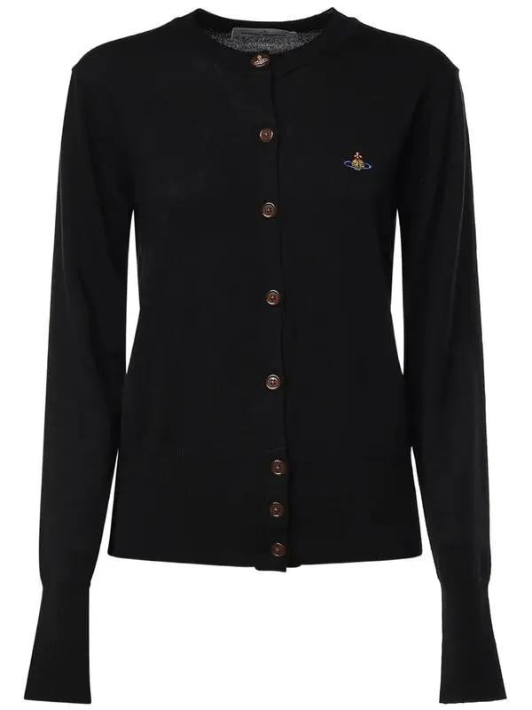 VIVIENNE WESTWOOD Wool Cardigan - Black