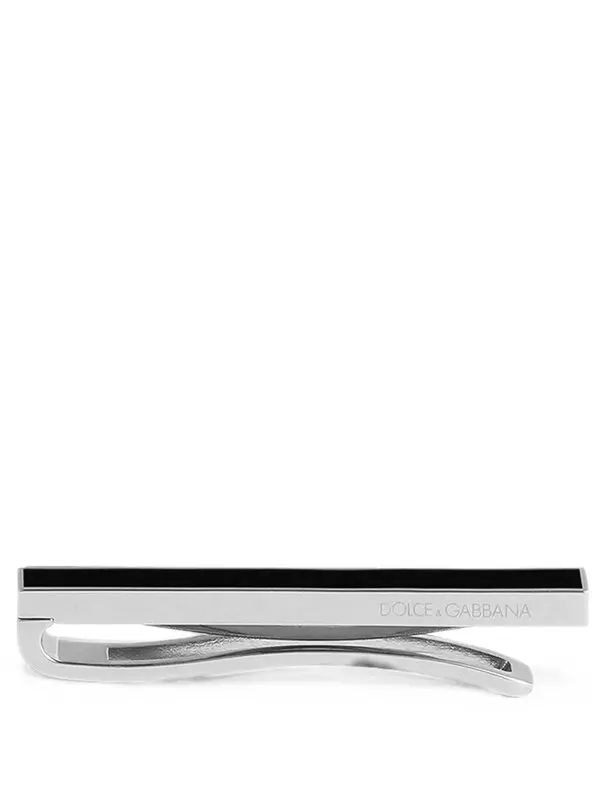 Dolce & Gabbana Brass Tie Clip - Metallic
