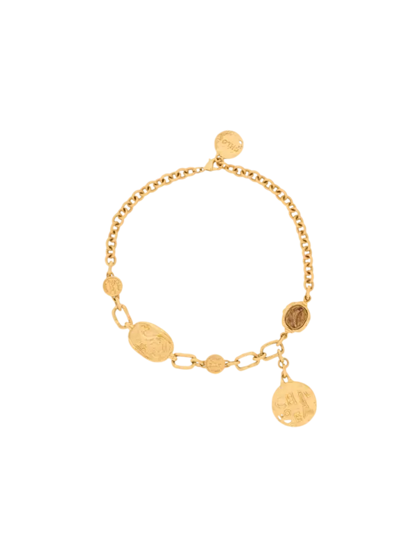 Chloé Medals Choker - Yellow