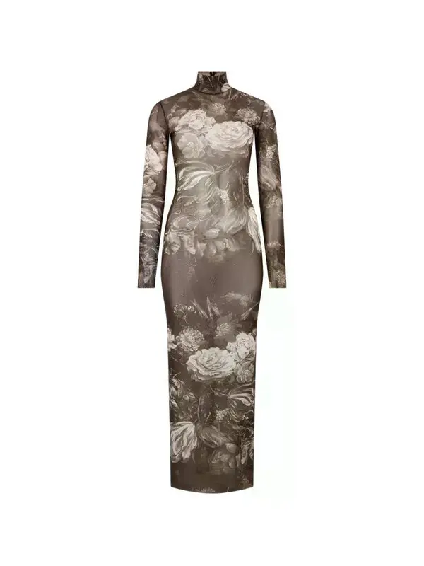 Roberto Cavalli Floral-print Maxi Dress