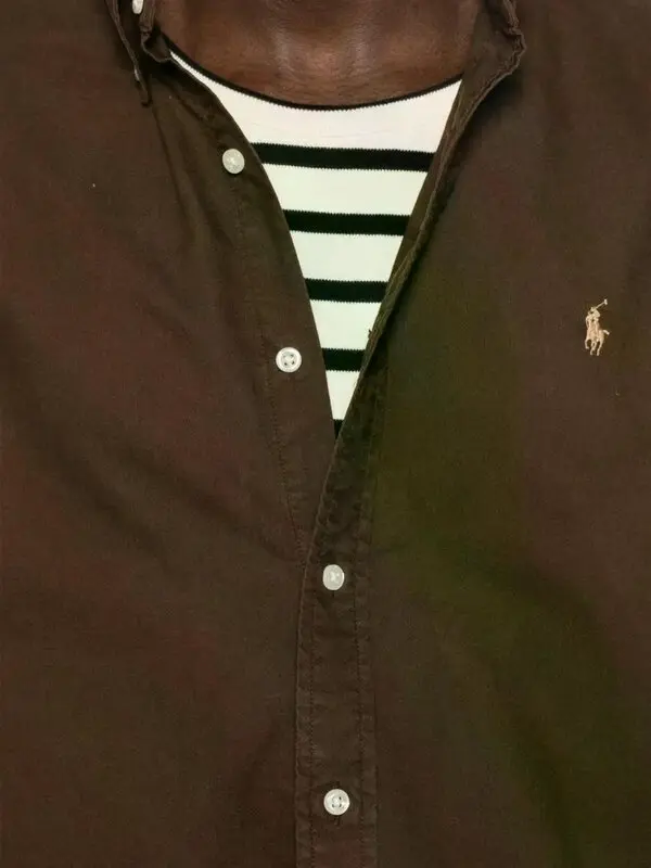 Polo Ralph Lauren Embroidered-logo Button-down Shirt