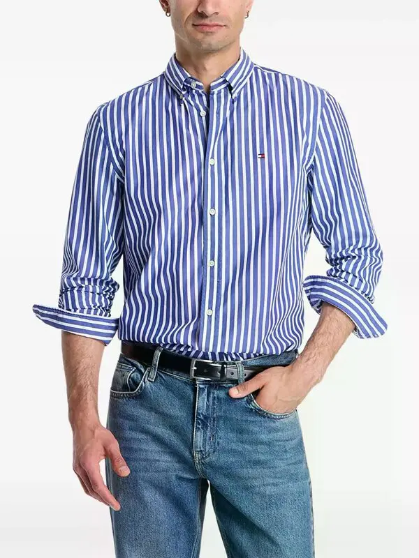 Tommy Hilfiger Vertical-stripe Button-down Shirt