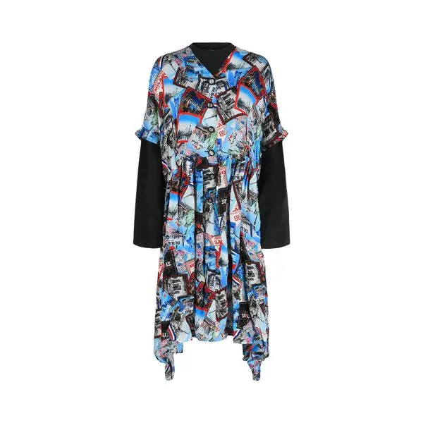 Balenciaga Layered T-shirt Dress