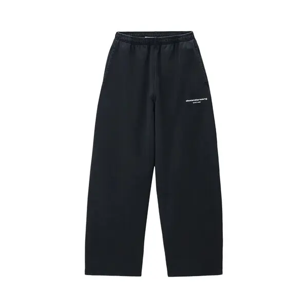 Alexander Wang Logo Print Mid-rise Relaxed Sweatpant 'sidewalk