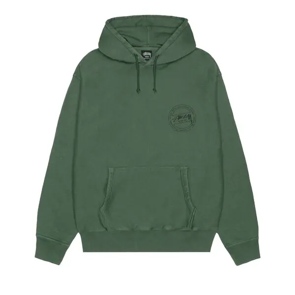 StÜssy Wear Pigment Dyed Hood - Green