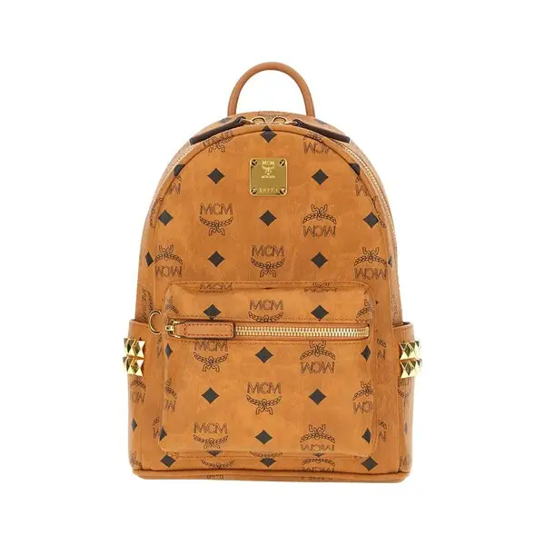 Mcm Stark Vi Mini Backpack 'cognac