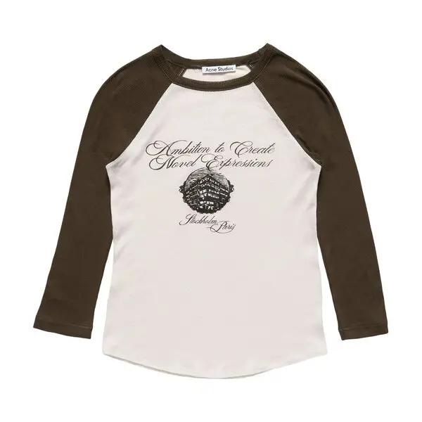 Acne Studios Long-sleeve T-shirt 'beige