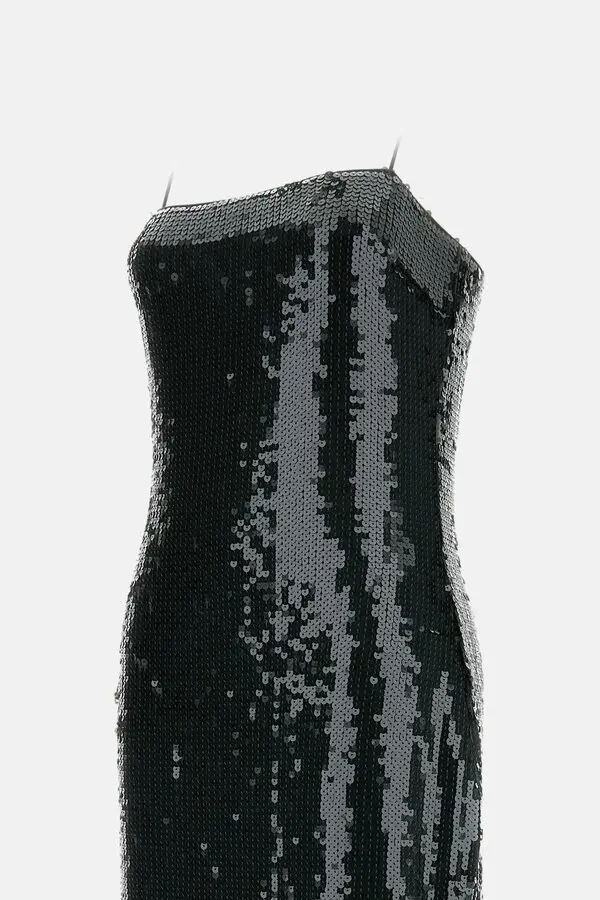 ROTATE BY BIRGER CHRISTENSEN Abito Lungo A Sottoveste In Paillettes