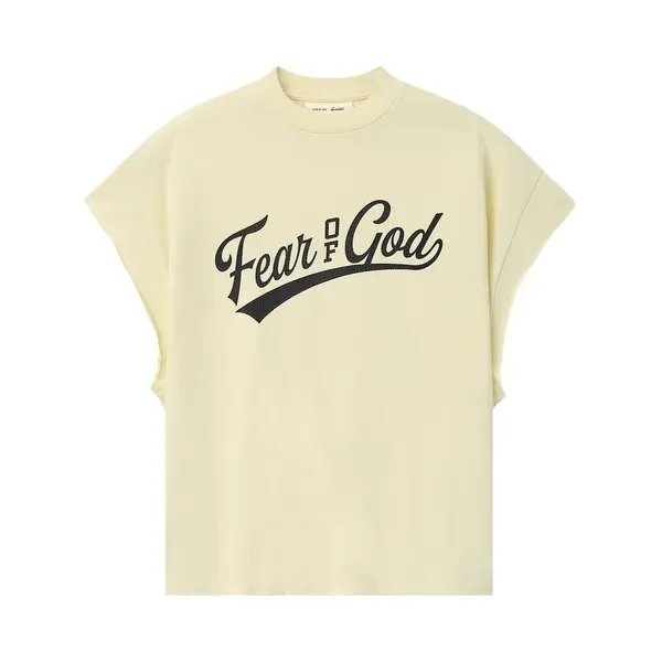 Fear Of God Cut Off 90s Tee 'chalk