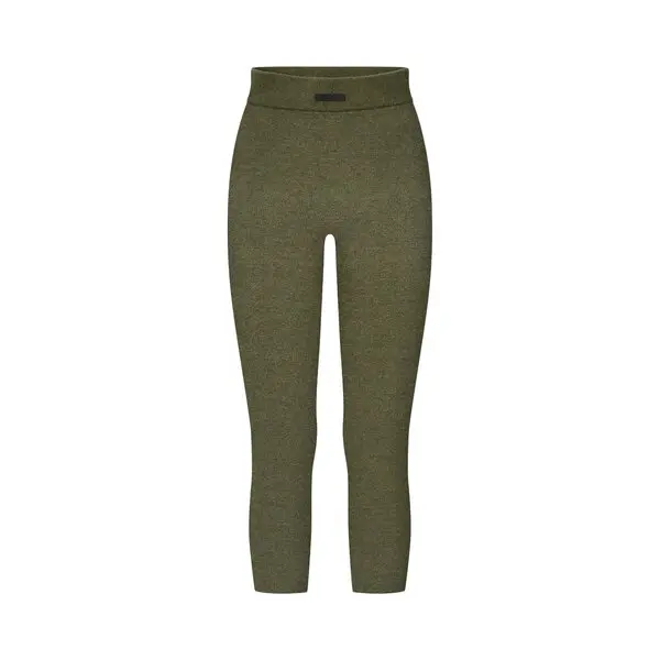 Fear Of God Rib Knit Capri - Green