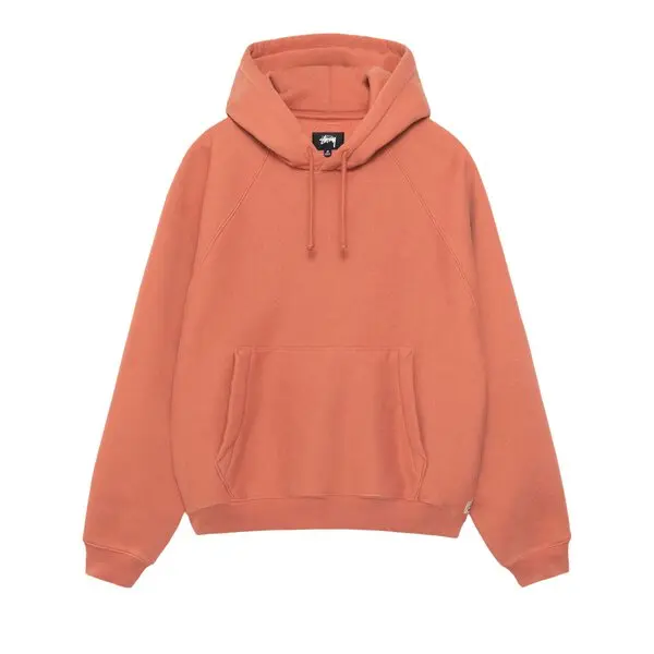 StÜssy Fleece Raglan Hoodie - Orange