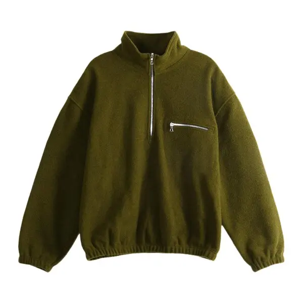 RIER Polar Fleece Soil Fleece - Green