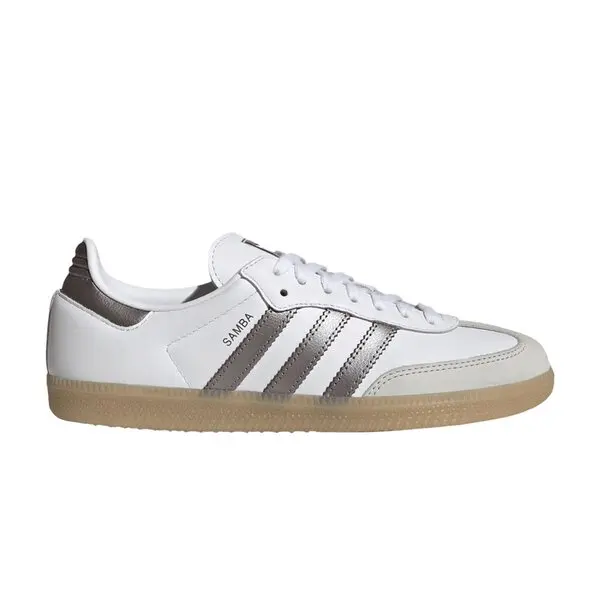 Adidas Wmns Samba Og 'footwear Coffee Metallic - White
