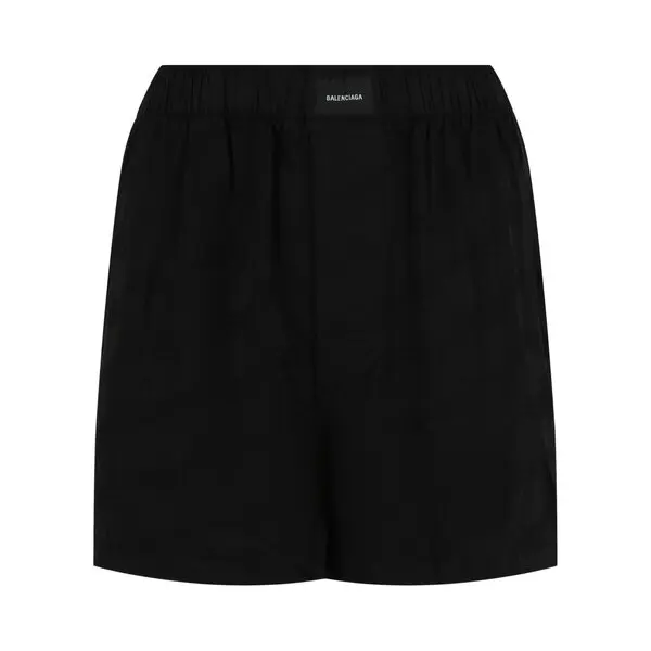 Balenciaga Bb Monogram Pajama Shorts