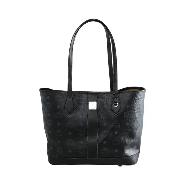 Mcm Liz Vi Shopper Small Bag - Black