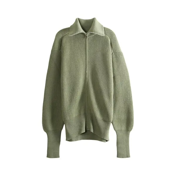 RIER Utility Cardigan 'charbon Felted