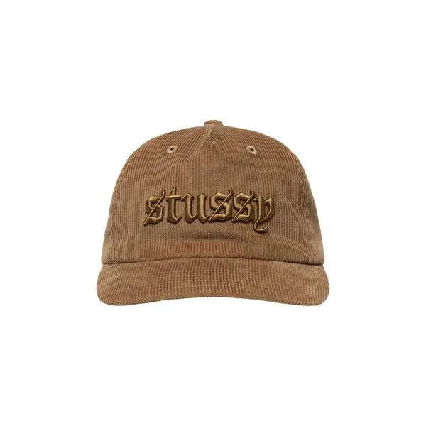 StÜssy Mid-depth Old English Snapback - Tan