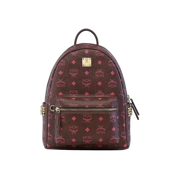 Mcm Stark Visetos Hybrid Backpack 'cinnamon
