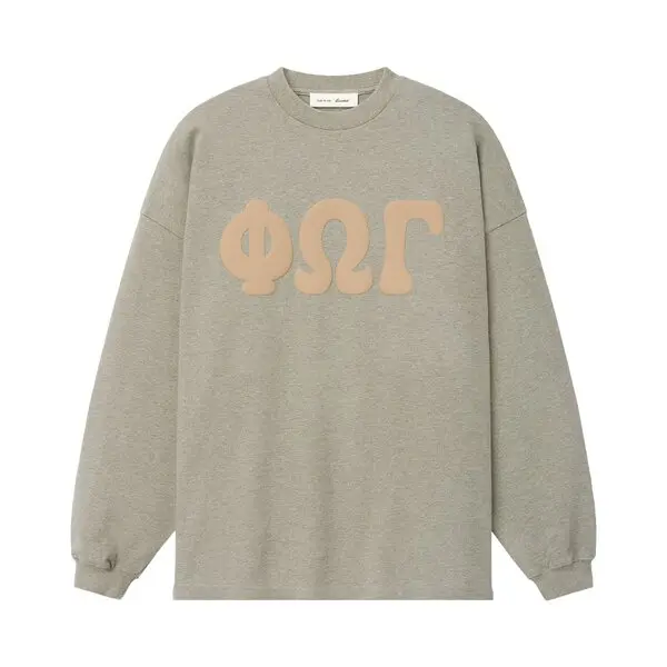 Fear Of God Heavy Jersey Merch Long Sleeve Tee