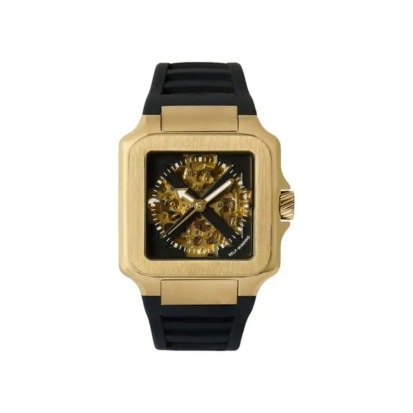 Off-White Proto Auto Silicone Watch - Gold