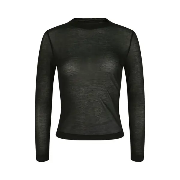 Balenciaga Sheer Fitted Top