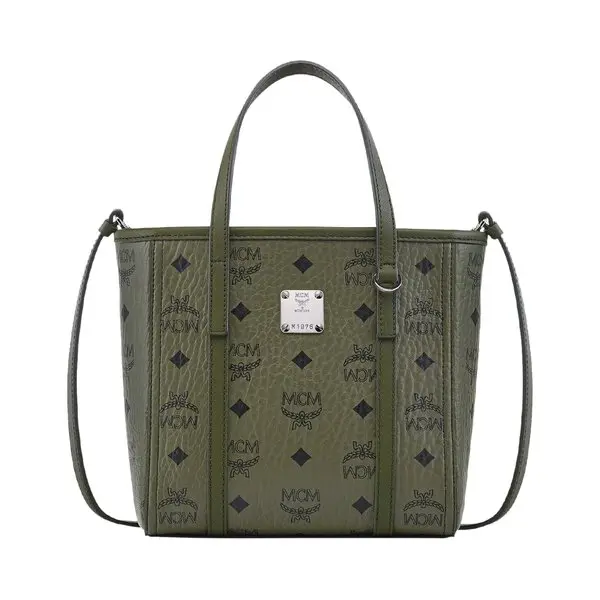 Mcm Toni Vi Mini Shopper 'khaki Moss