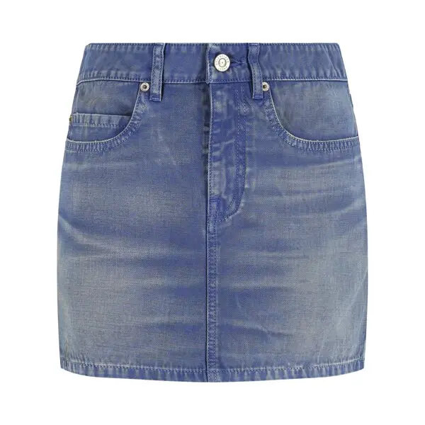 Balenciaga Low-rise Denim Mini Skirt 'workwear