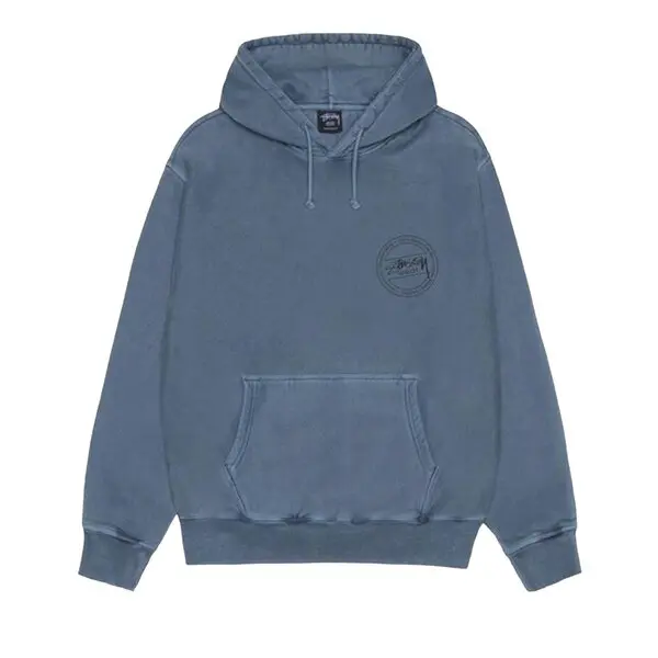 StÜssy Wear Pigment Dyed Hood - Blue