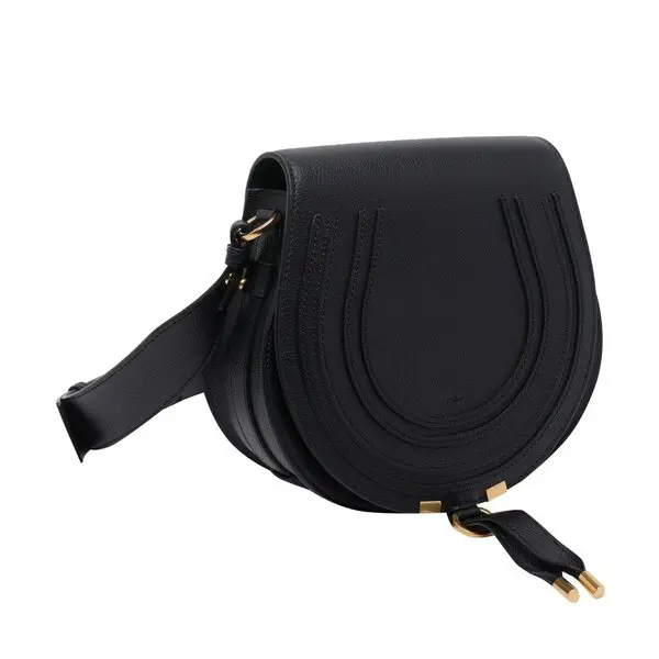 Chloé Marcie Cross Body Bag - Black