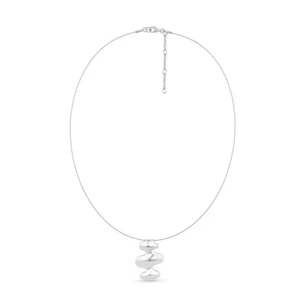 Joidart Plated Necklace With Pendant Sinuara - Silver