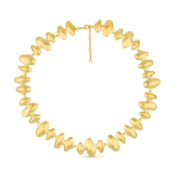 Joidart Golden Necklace Sinuara - Gold