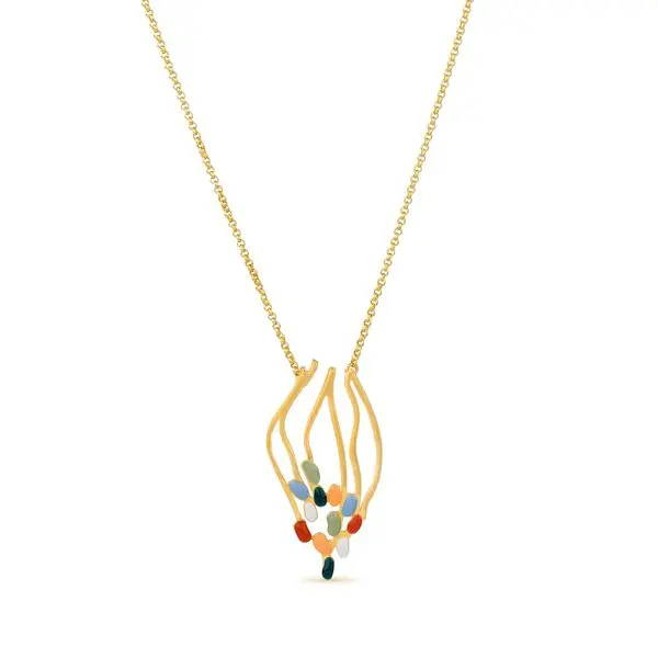 Joidart Golden Necklace Deliri - Yellow