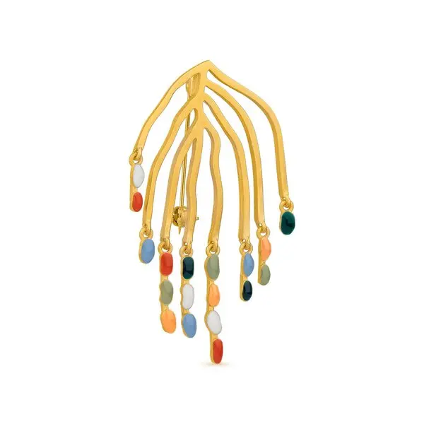 Joidart Golden Brooch Deliri - Yellow