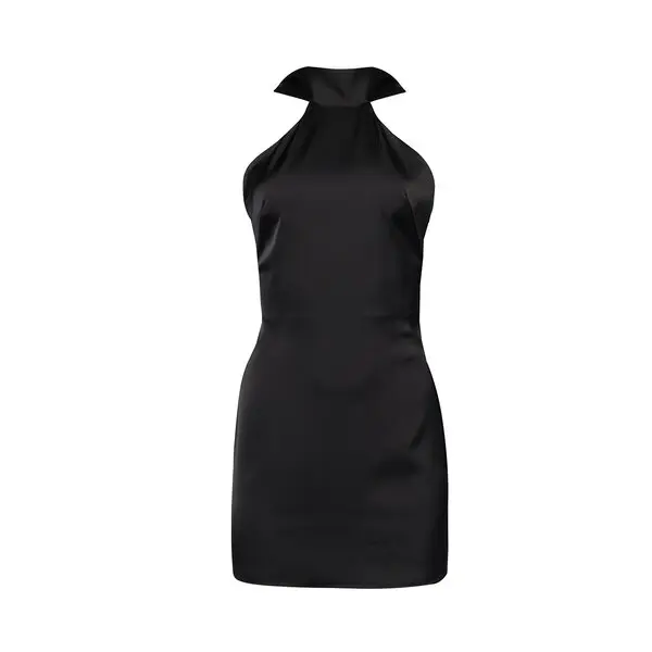 FOREVER YOUNG THE LABEL Sylvie Mini Satin Dress