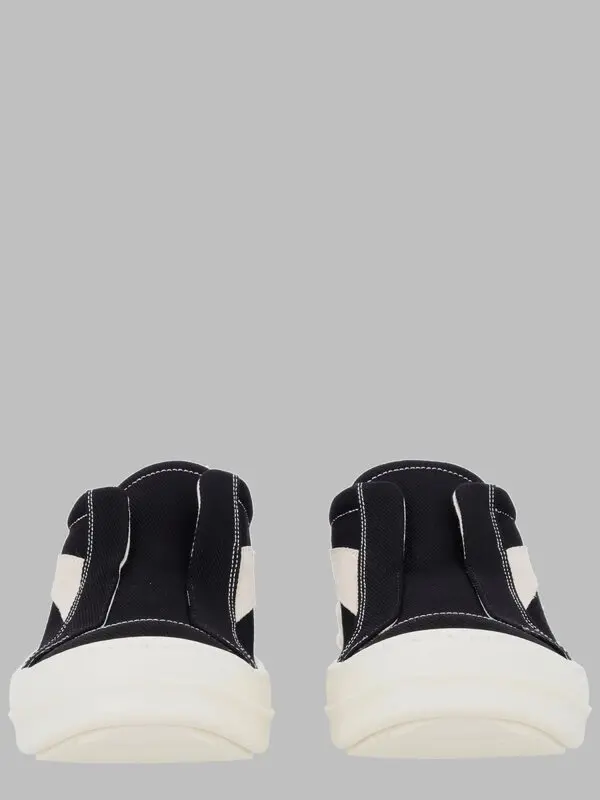Rick Owens Canvas High-top Slip-on Sneakers