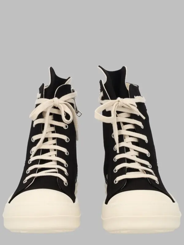 Rick Owens High-top Canvas Sneakers