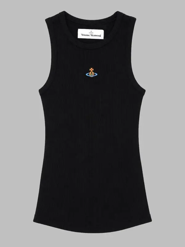 VIVIENNE WESTWOOD Ribbed Sleeveless Tank Top